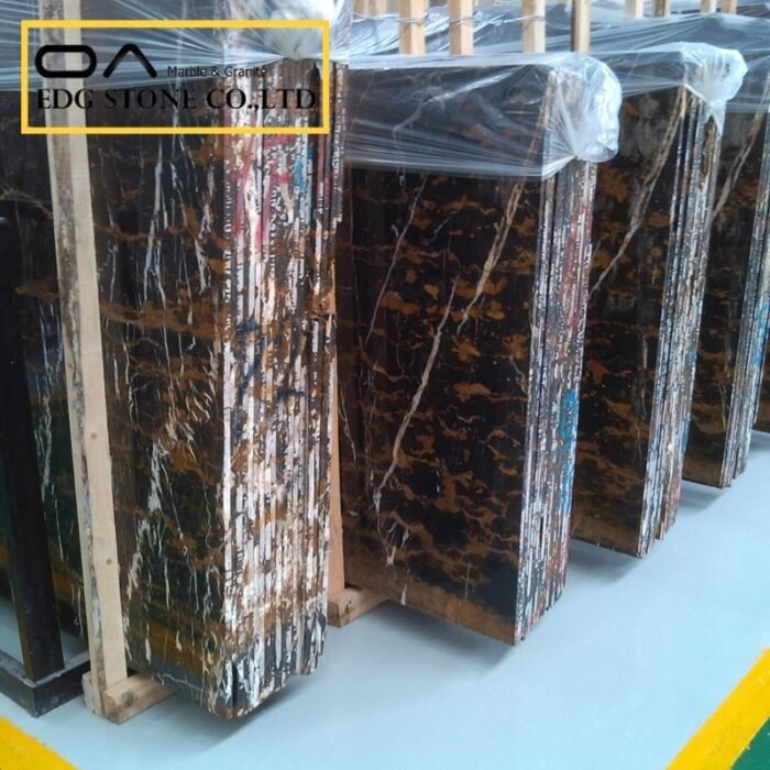 What is a black marble called?